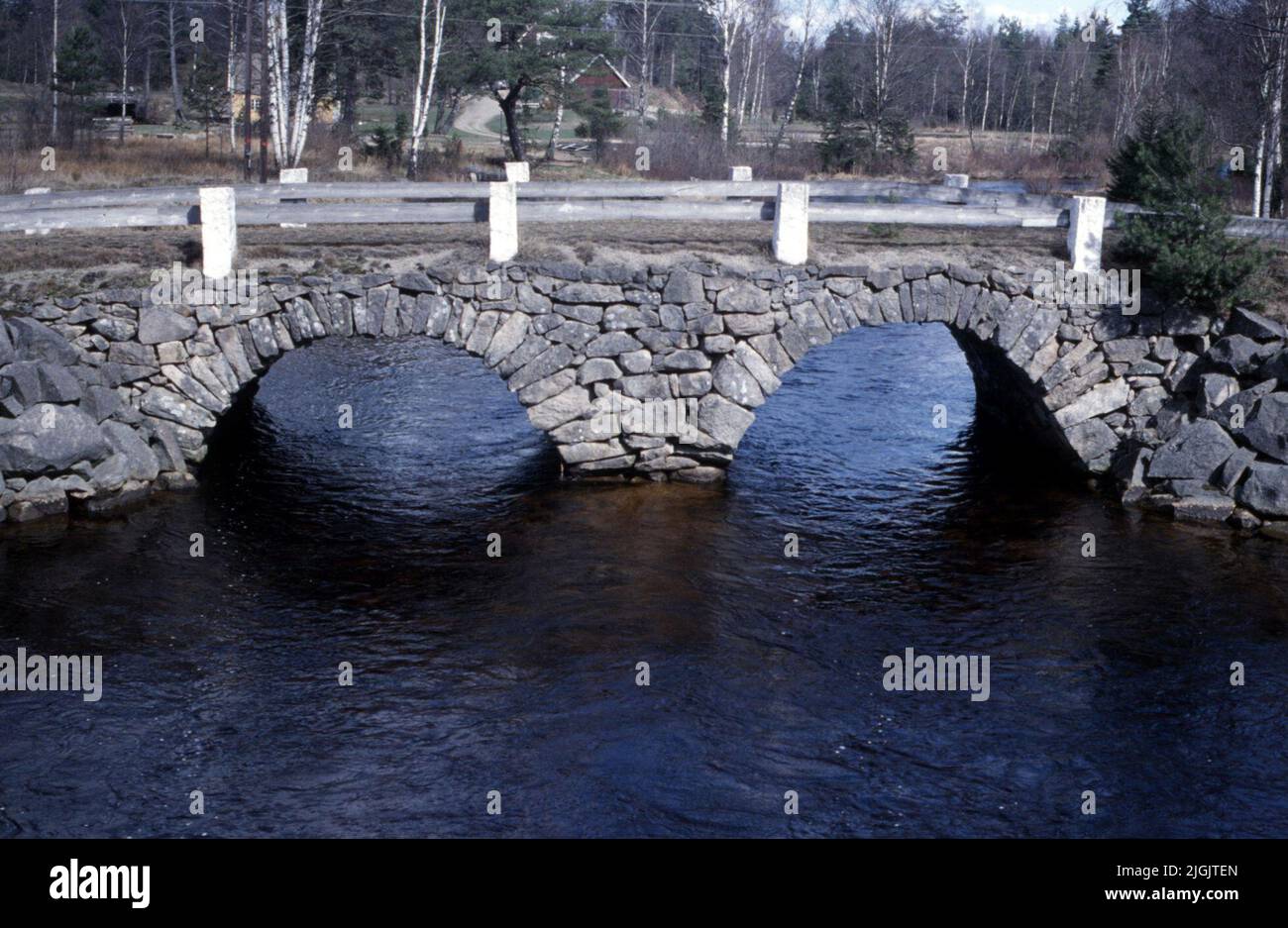 Bridge at Mörrumsån Stock Photo - Alamy