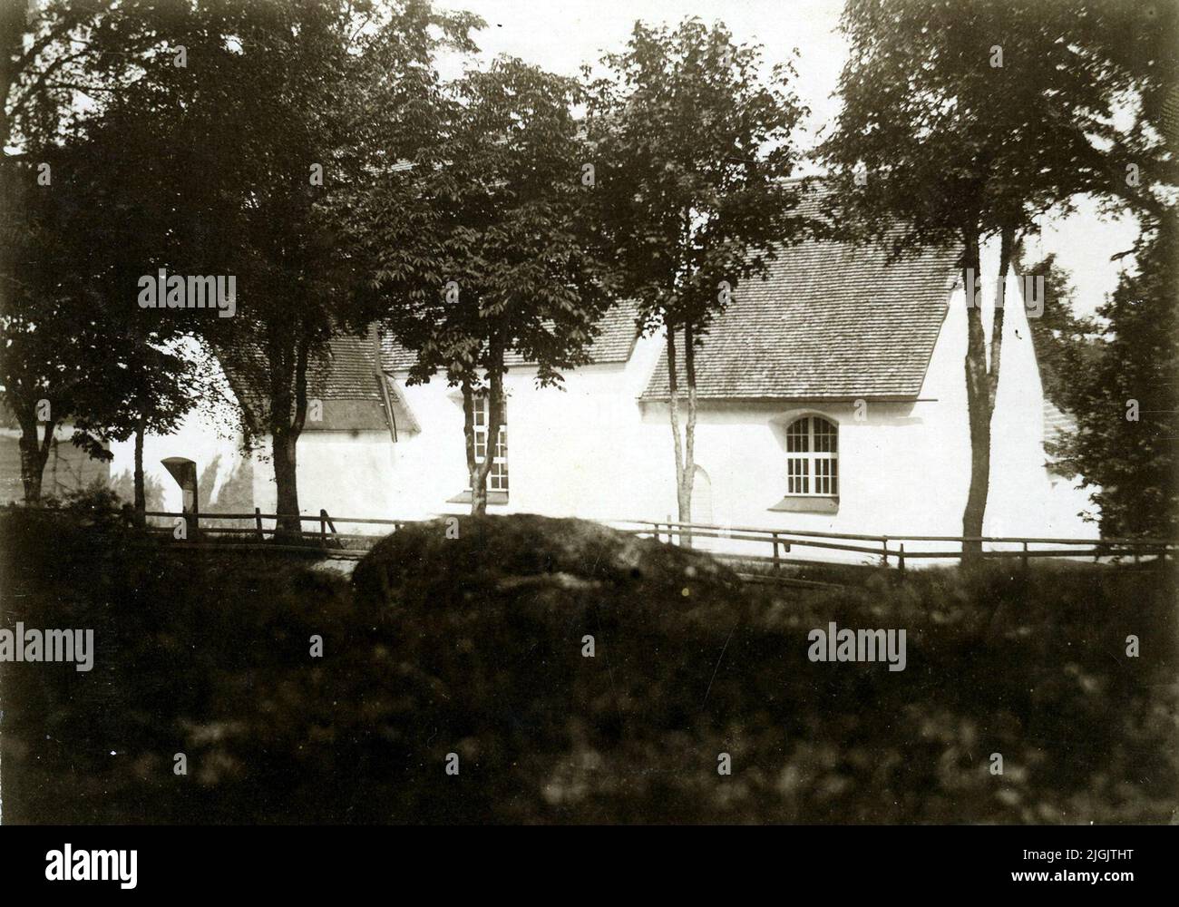 Kyrka Edestads church, built 1311. Some reservation for the photo year ...