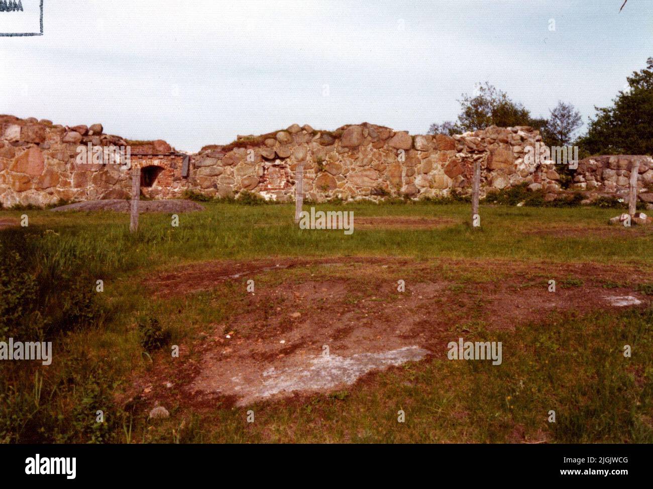 Slott Lucky castle ruin Stock Photo - Alamy