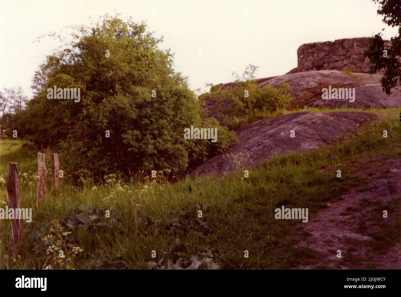 Slott Lucky castle ruin Stock Photo - Alamy