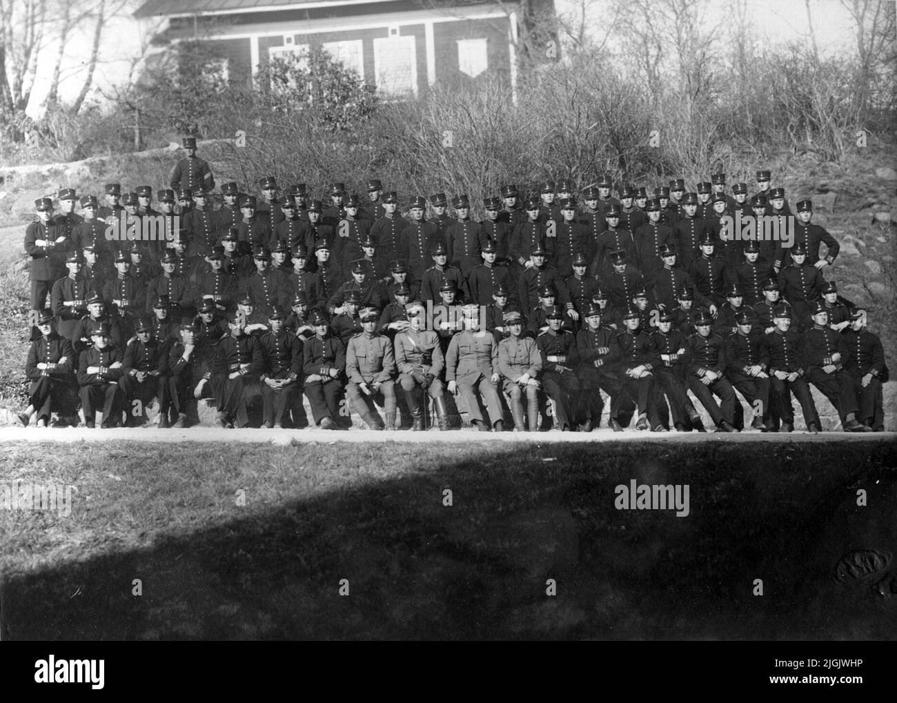 Infanteri Karlskrona grenadier regiment at Gräsvik. Spring Soldier ...