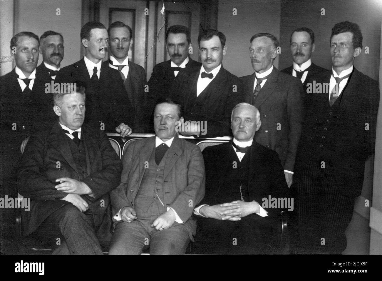 Politik Left Socialist Party's 1st Board: Carl Vinberg, C O Johansson ...