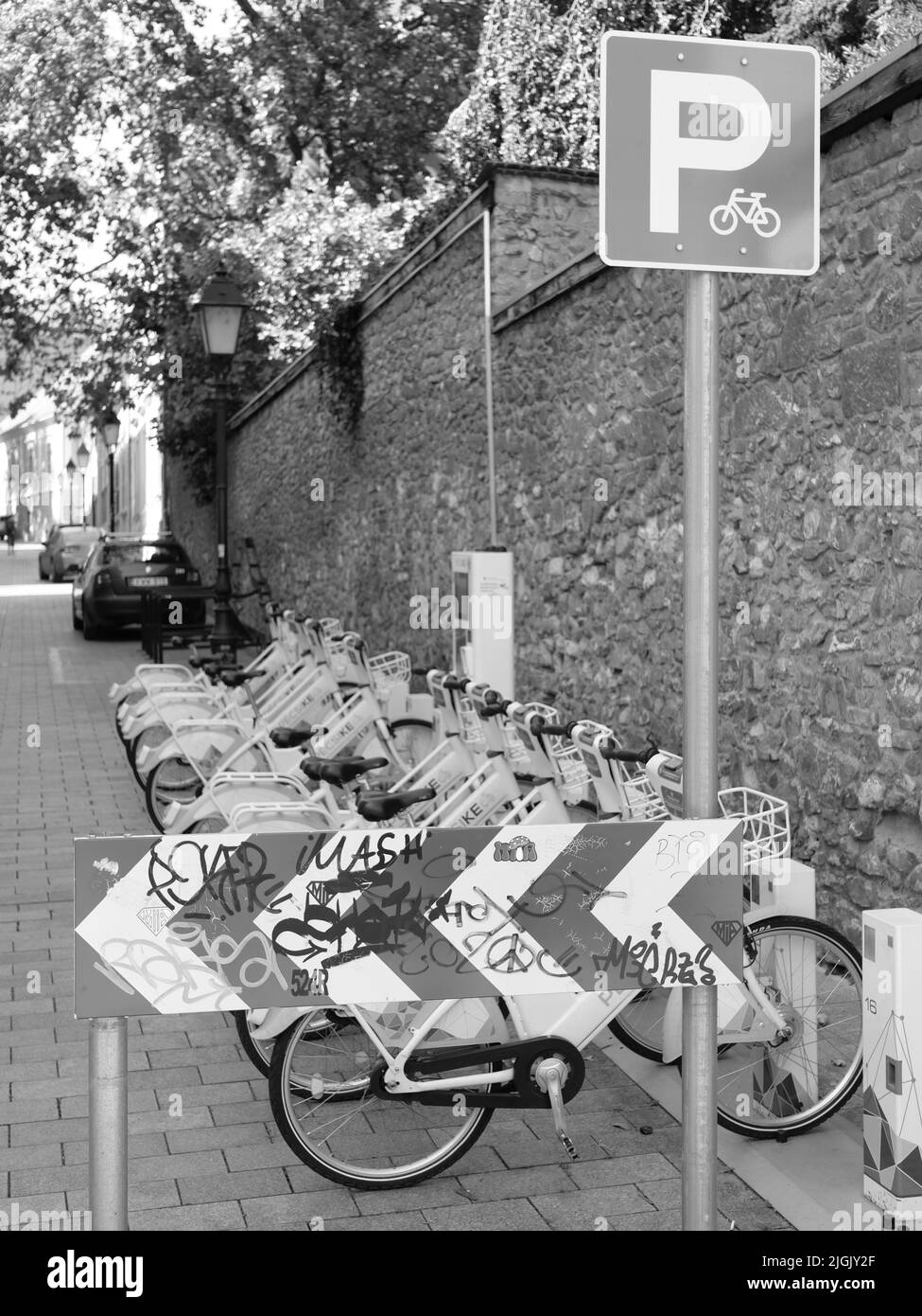 E parking Black and White Stock Photos & Images - Alamy