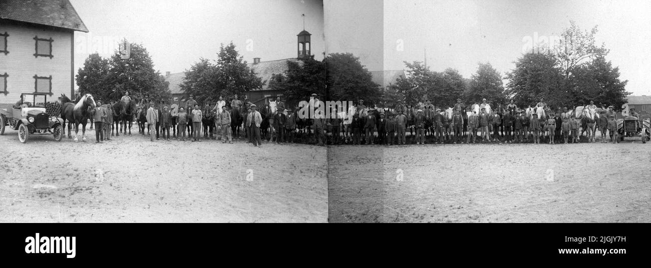 Group photo on staff Black and White Stock Photos & Images - Alamy