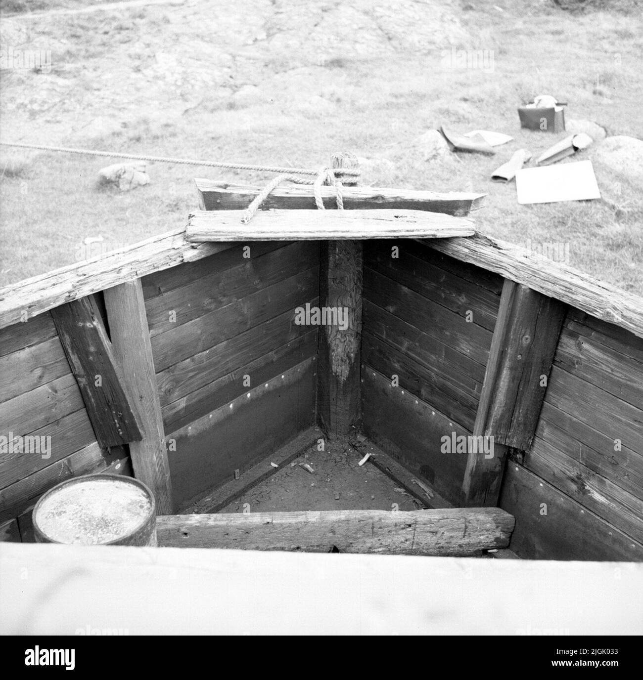 Bruksbåt Pailing bar too internally. The barge is probably built by ...