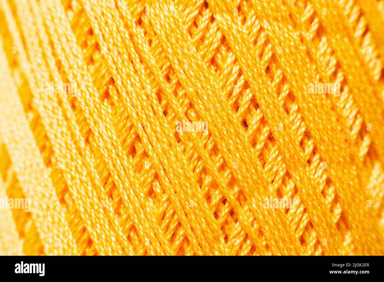 Orange knitting thread texture, handiwork backdrop Stock Photo - Alamy