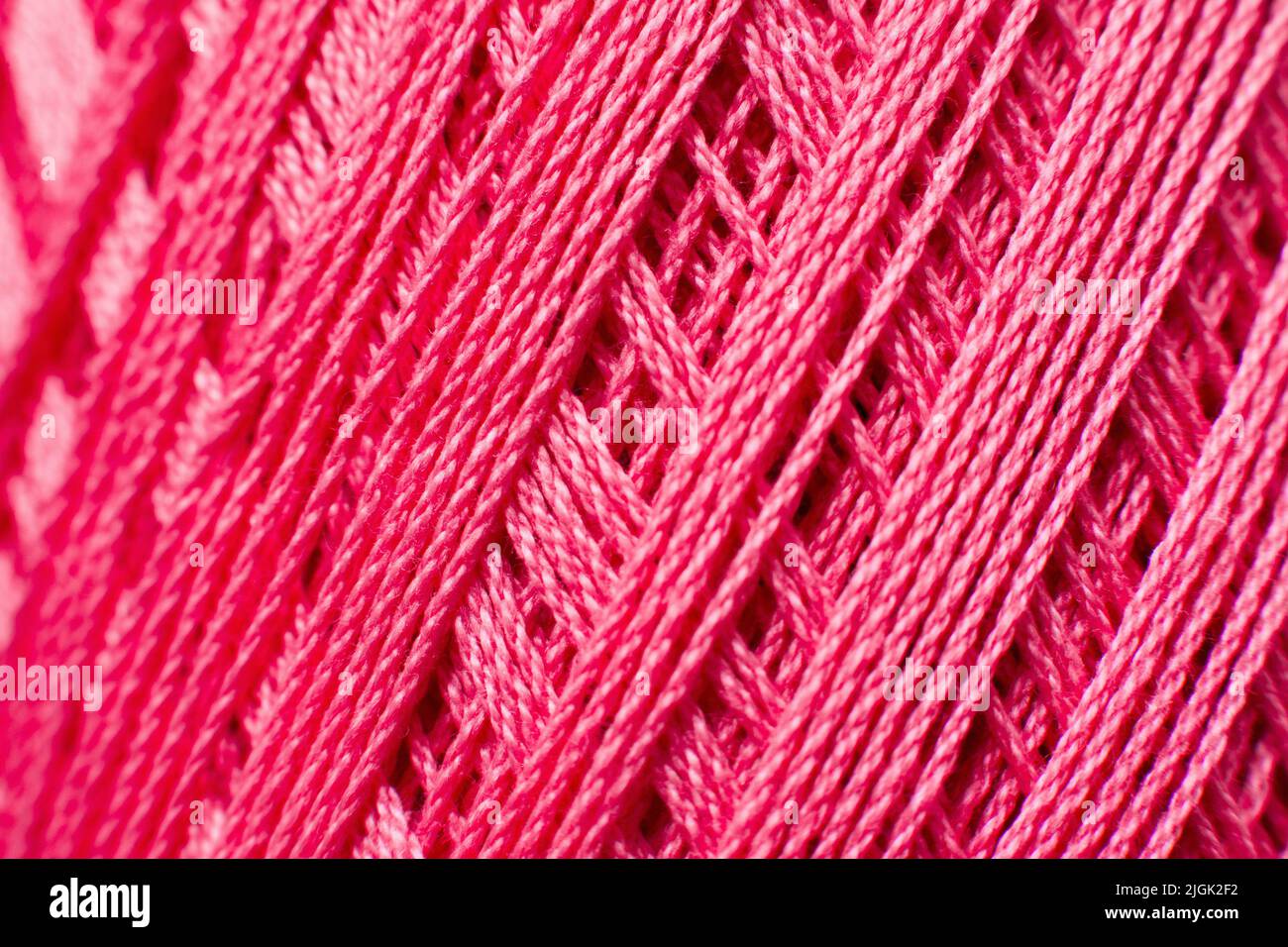 Pink knitting thread texture, handiwork backdrop Stock Photo - Alamy