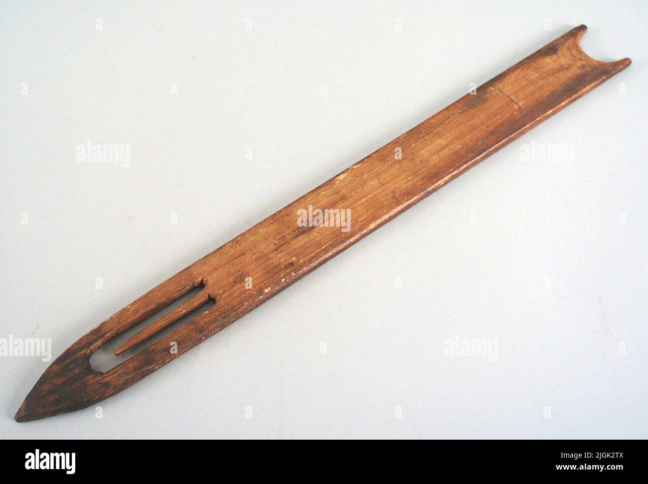Nätnål Binding needle of spruce. Was used when binding and repairing ...