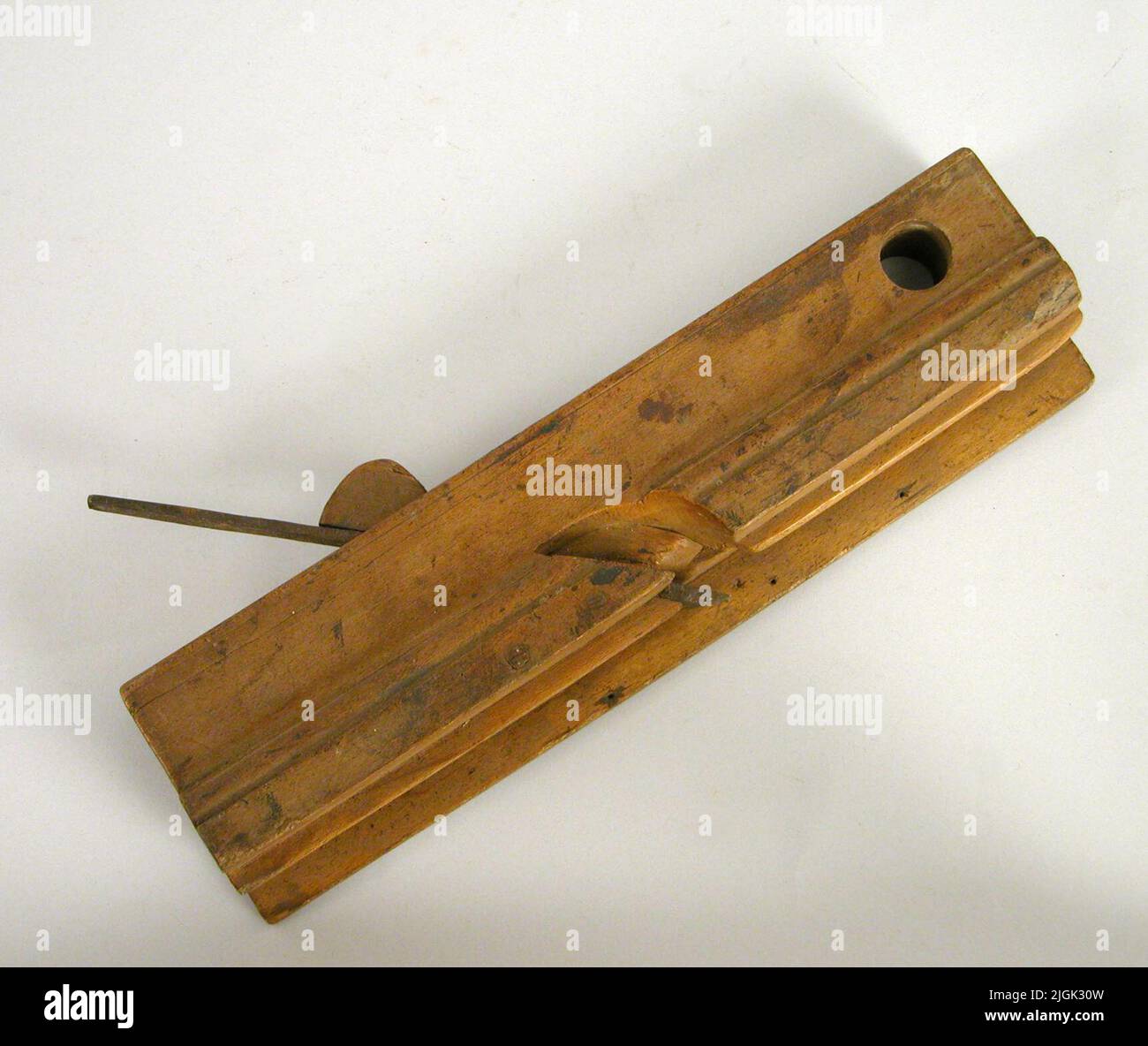 Hyvel Plane, "Sponth grinder for grooves", made of wood. Acquired at ...