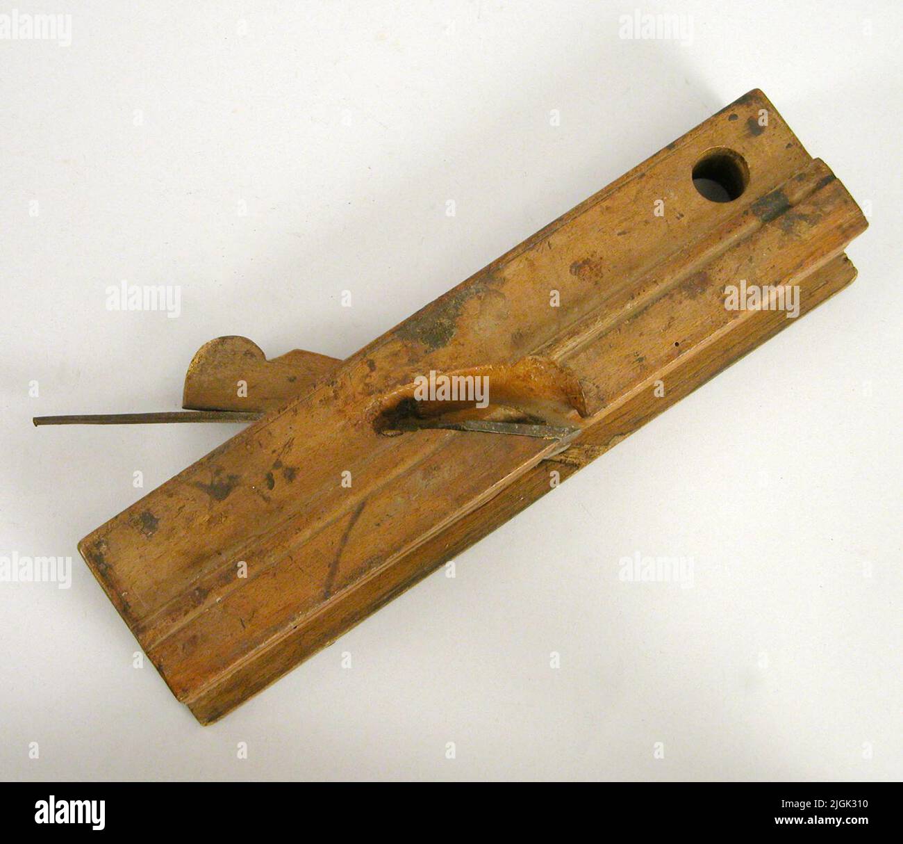Hyvel Plane, "Sponth grinder for grooves", made of wood. Acquired at ...