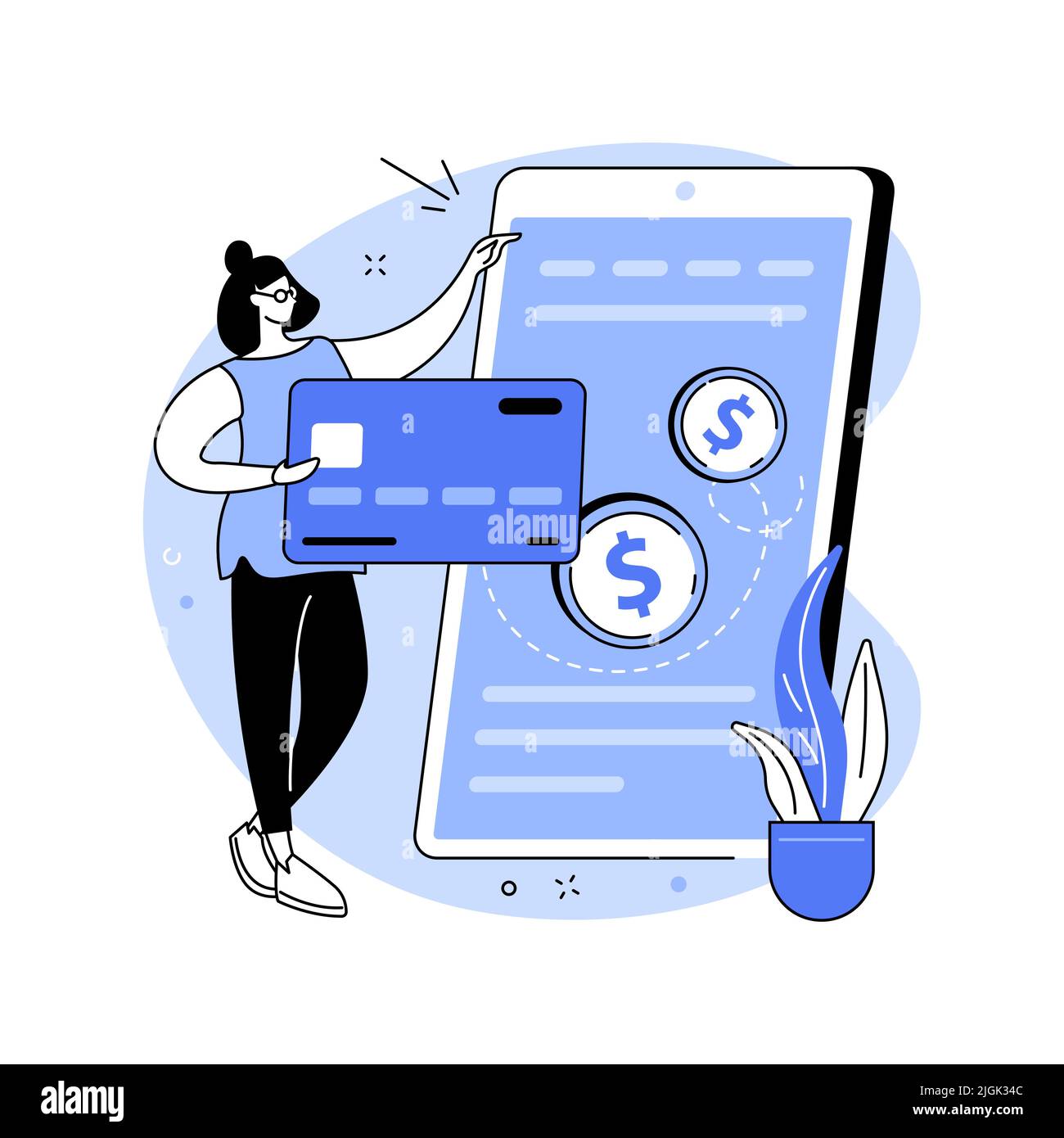 Bank transfer isolated cartoon vector illustrations Stock Vector Image ...