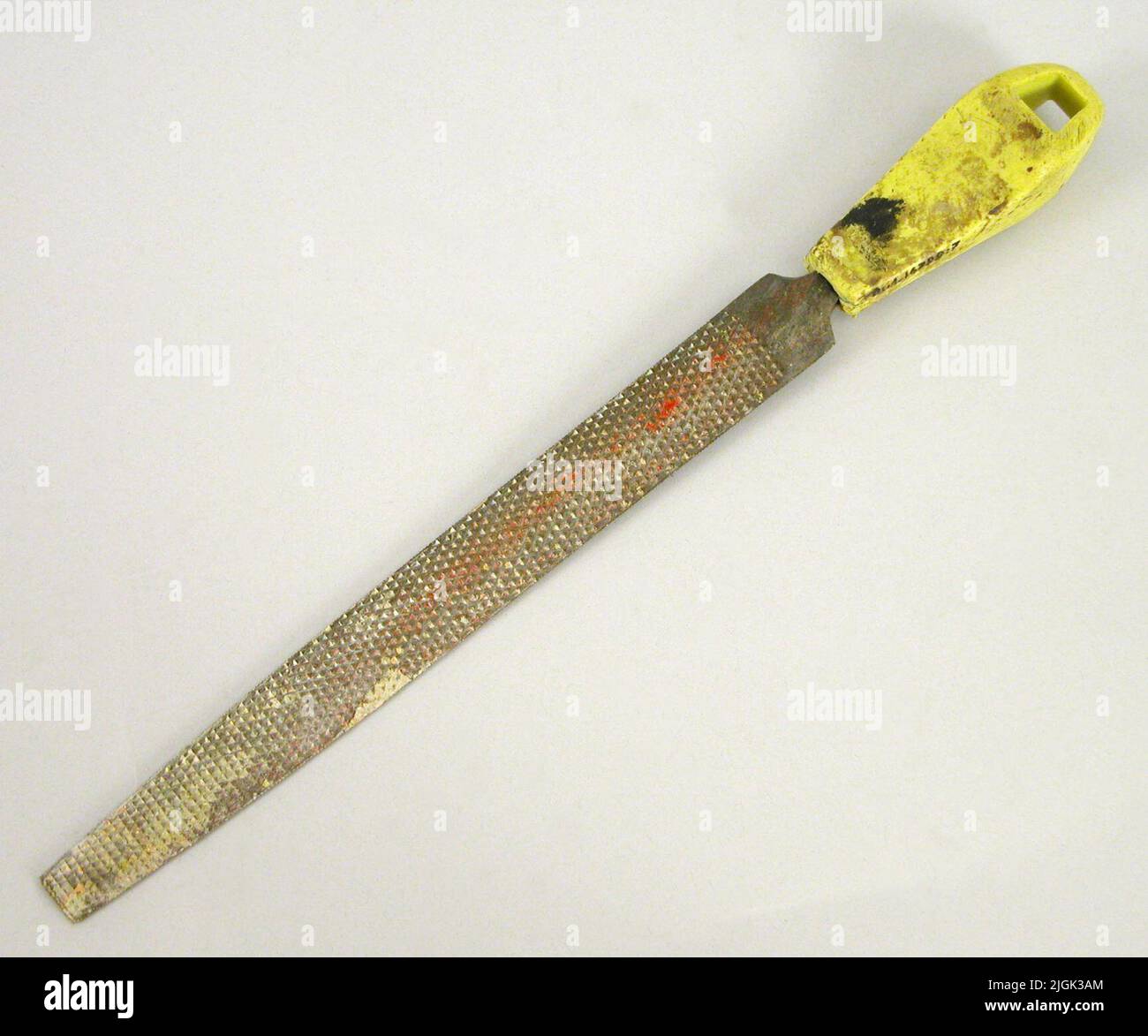 Rasp 1 pc rasp length 35 cm, yellow plastic handle.1971-10 Purchased ...