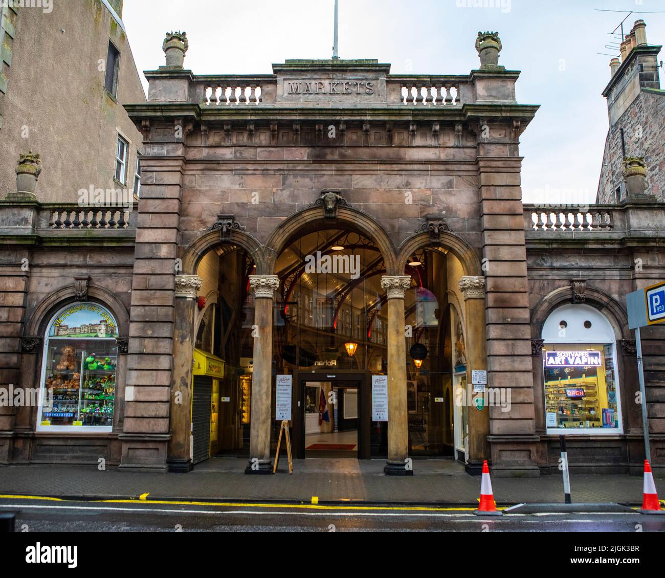 Inverness, Scotland - October 8th 2021: An entrance to the historic ...