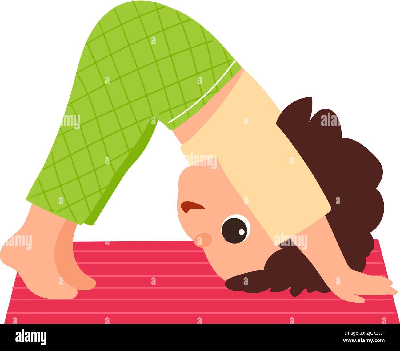 Bend child Stock Vector Images - Alamy