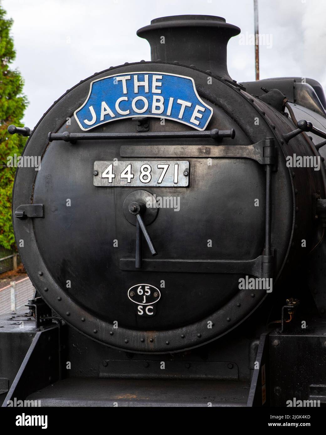 Fort William, Scotland - October 9th 2021: A Jacobite steam train that ...