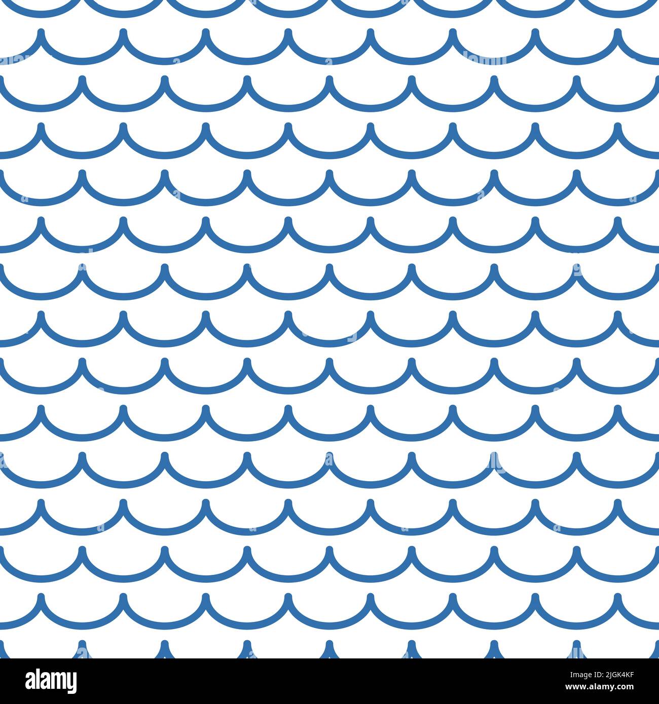 Wavy curved lines. Seamless natural textile motif Stock Vector Image ...