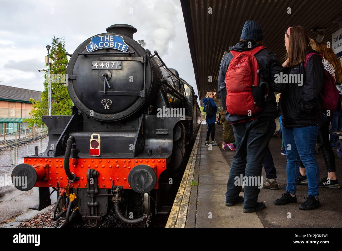 Fort William, Scotland - October 9th 2021: The famous Jacobite steam ...