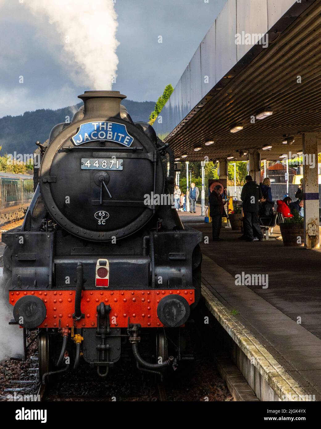 Fort William, Scotland - October 9th 2021: The famous Jacobite steam ...