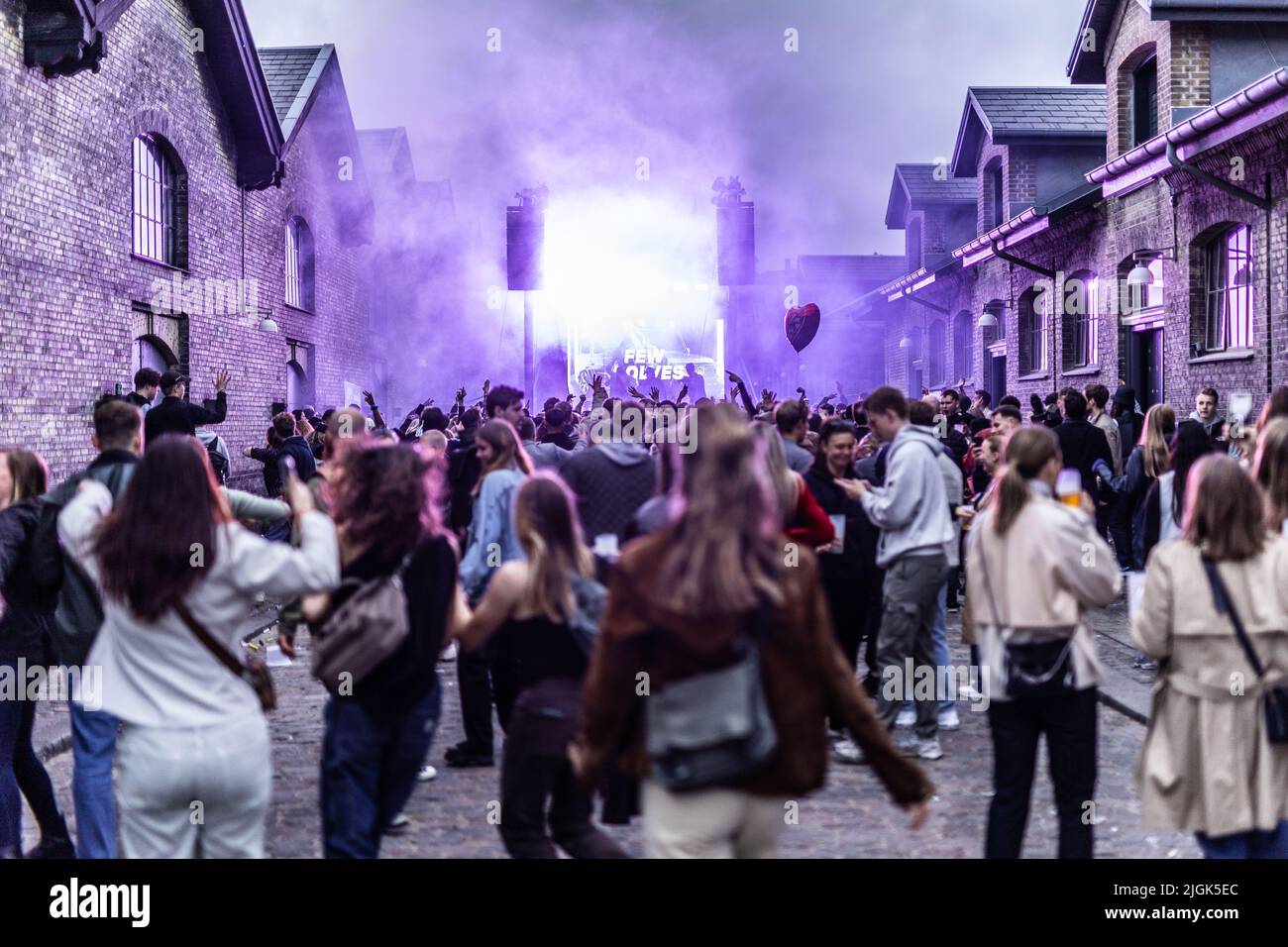 Copenhagen, Denmark. 02nd, June 2022. Party people everywhere you look ...