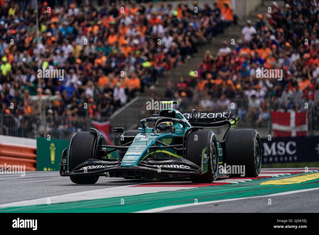 Spielberg, Austria. 10th July, 2022. Sebastian Vettel (GER) Aston ...