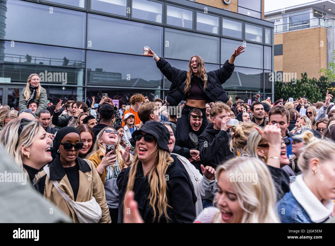 Copenhagen, Denmark. 02nd, June 2022. Party people everywhere you look ...
