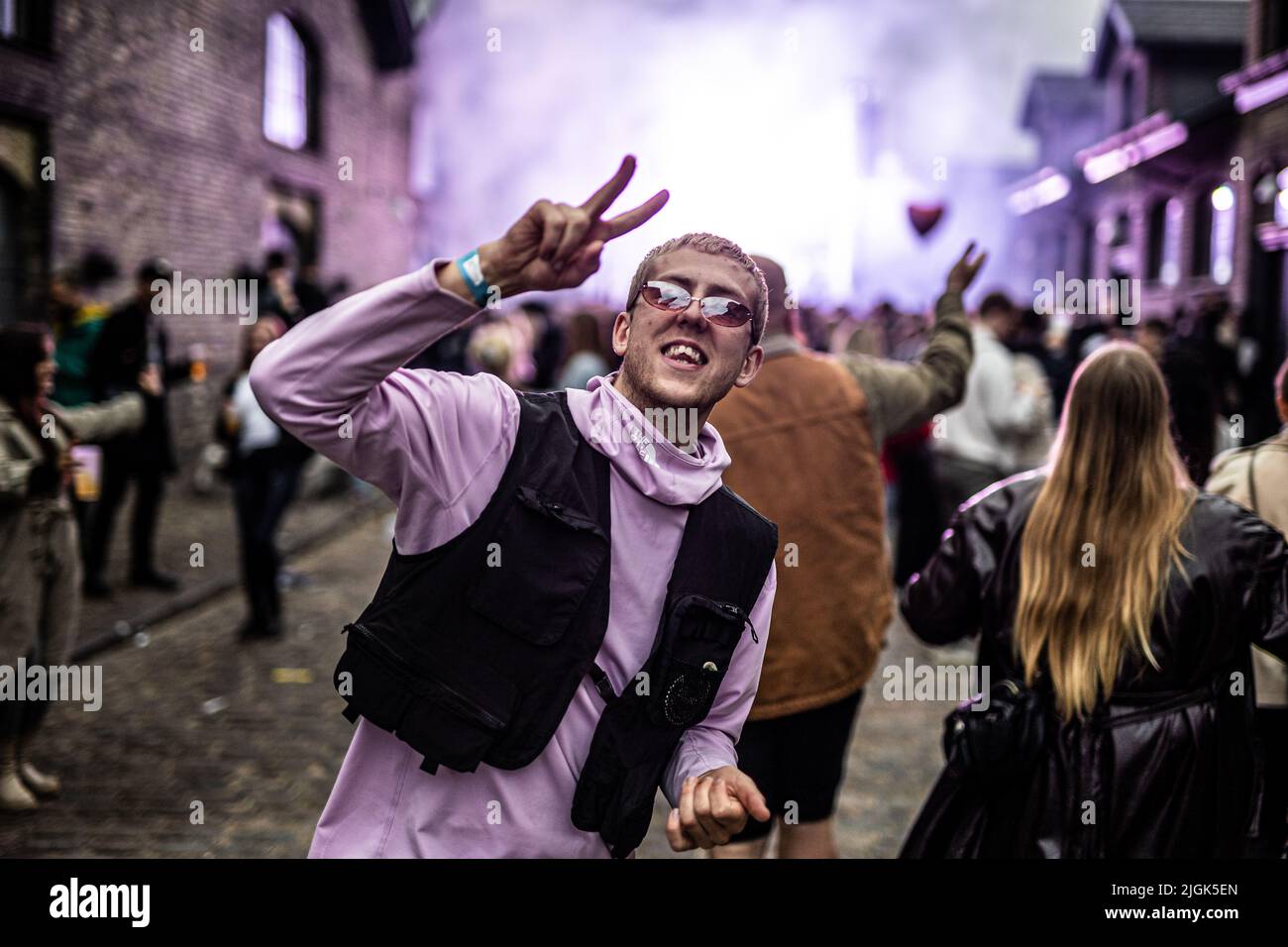 Copenhagen, Denmark. 02nd, June 2022. Party people everywhere you look ...
