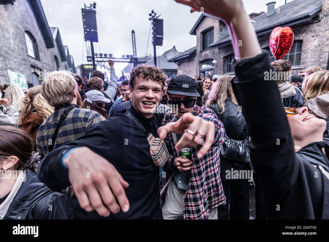 Copenhagen, Denmark. 02nd, June 2022. Party people everywhere you look ...