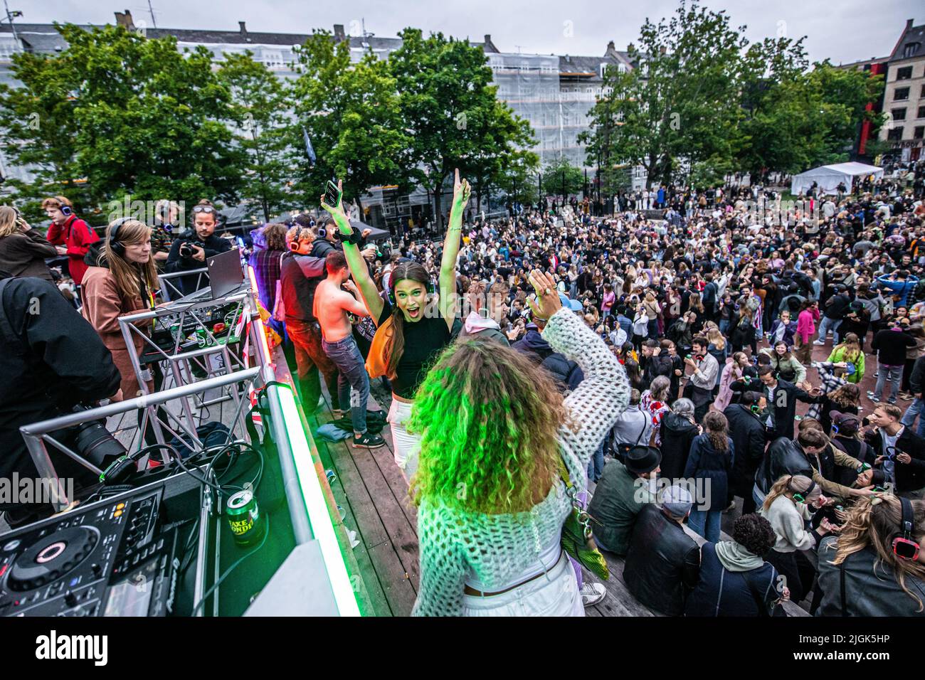 Copenhagen, Denmark. 02nd, June 2022. Party people everywhere you look ...