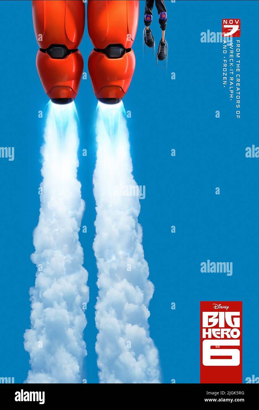 BAYMAX, HIRO HAMADA POSTER, BIG HERO 6, 2014 Stock Photo - Alamy