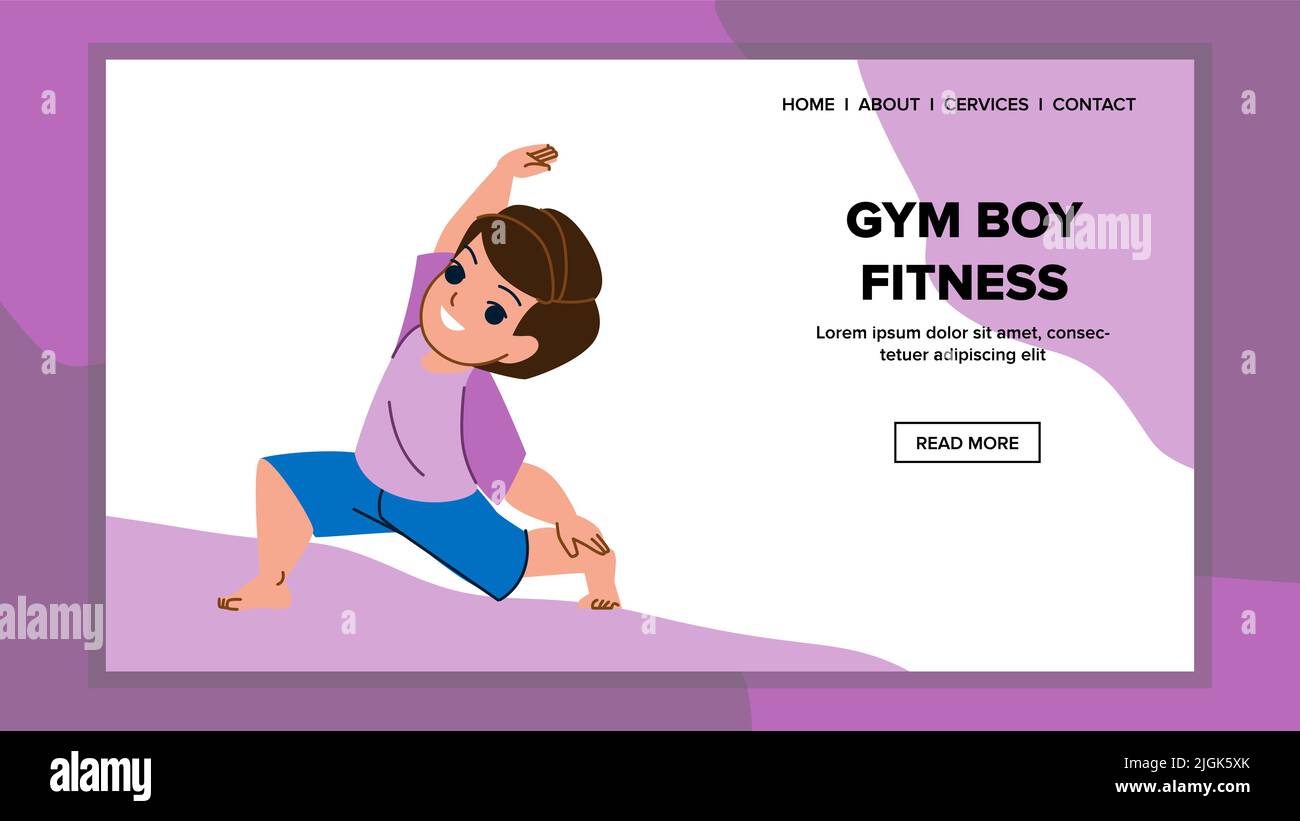 gym boy fitness vector Stock Vector Image & Art - Alamy