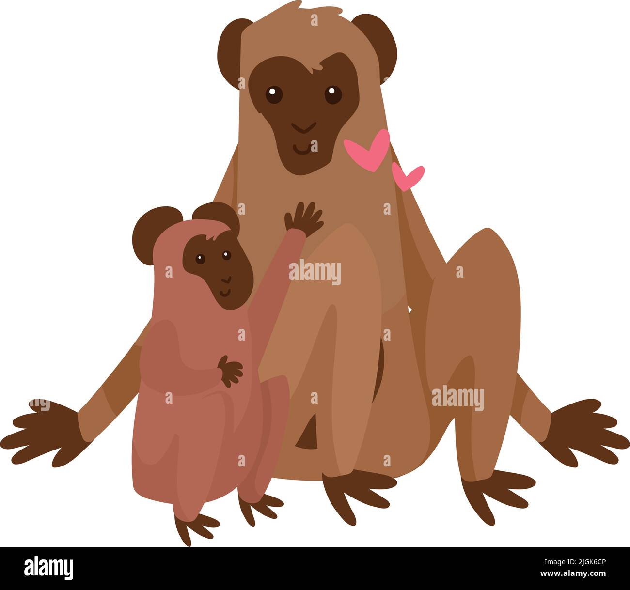 Monkey and colors Cut Out Stock Images & Pictures - Alamy