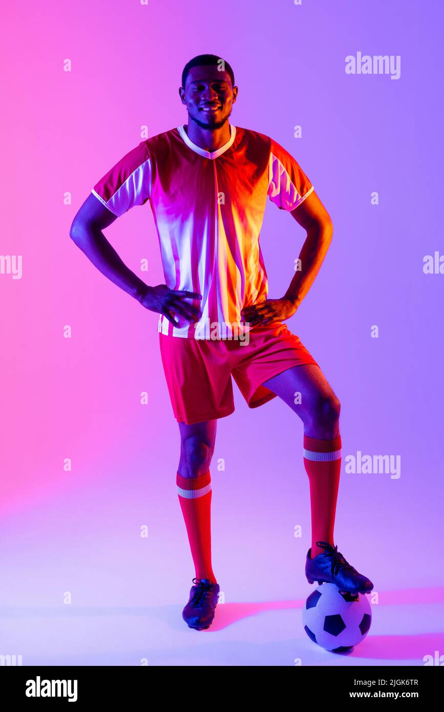 Happy soccer player hi-res stock photography and images - Alamy