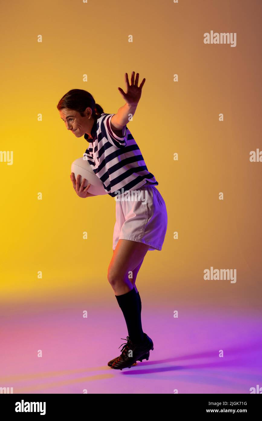 Caucasian female rugby player hi-res stock photography and images - Alamy