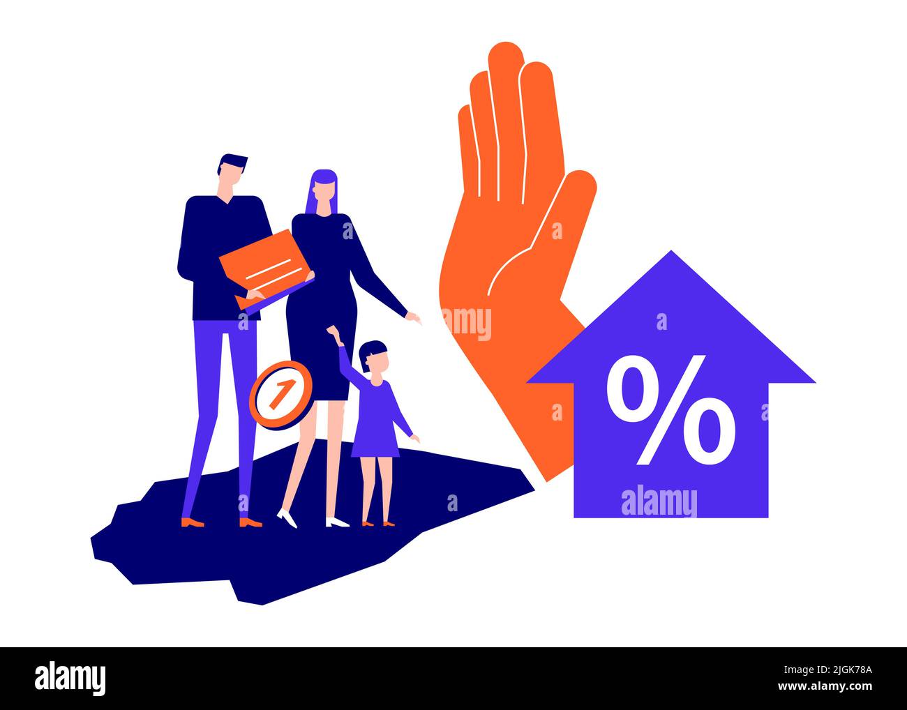 Refusal bank Stock Vector Images - Alamy