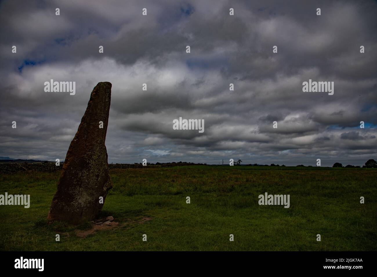 Long Meg and Her Daughters Stock Photo - Alamy