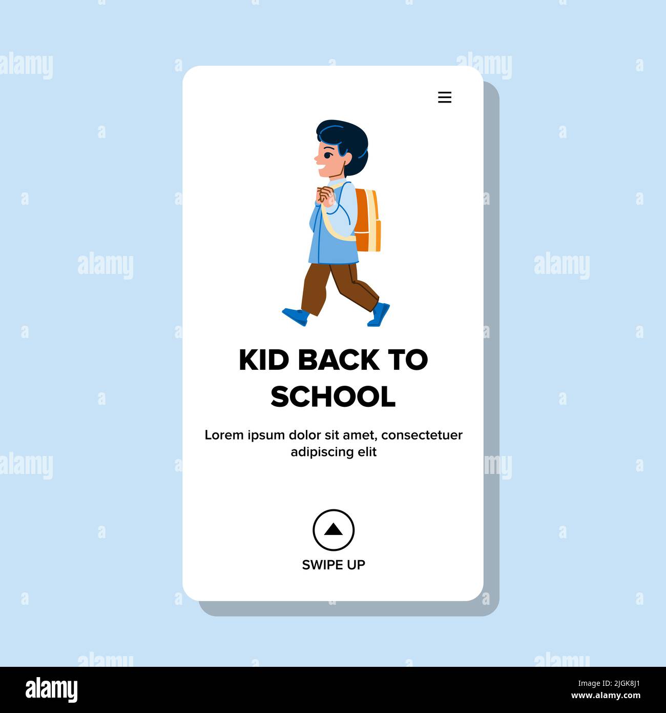 Black mother children back view Stock Vector Images - Alamy