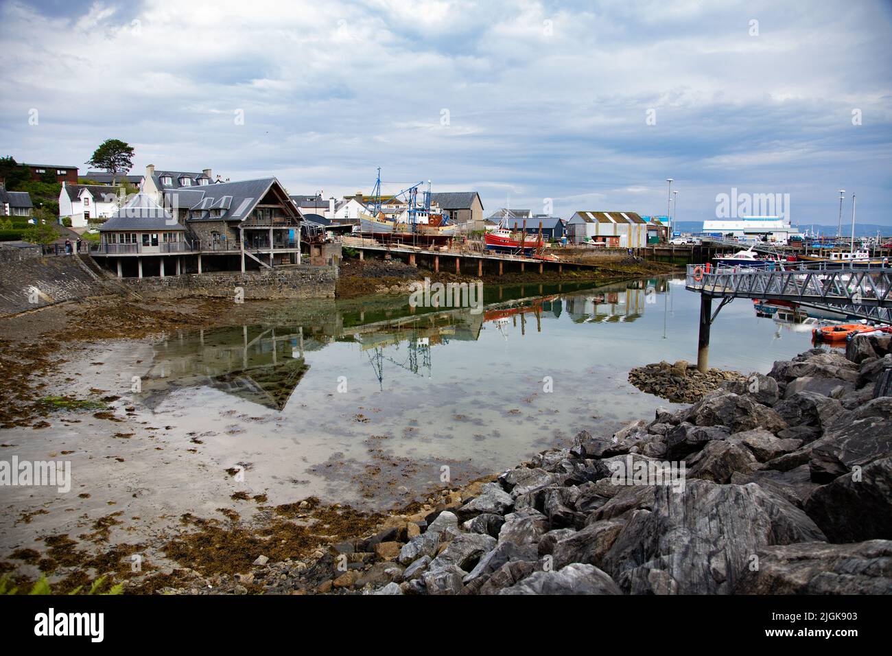 Boatyard, Mallaig, Scotland Stock Photo - Alamy