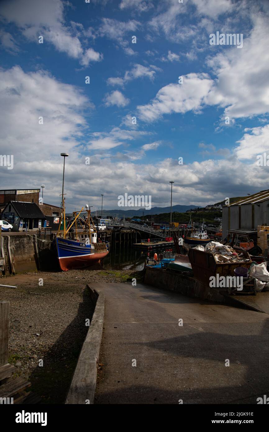 Boatyard, Mallaig, Scotland Stock Photo - Alamy