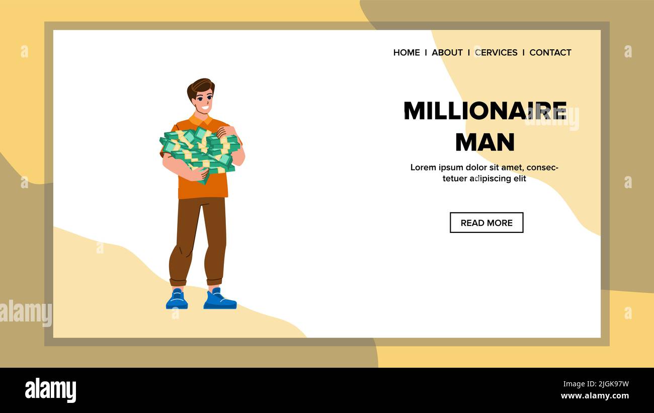 millionaire man vector Stock Vector Image & Art - Alamy