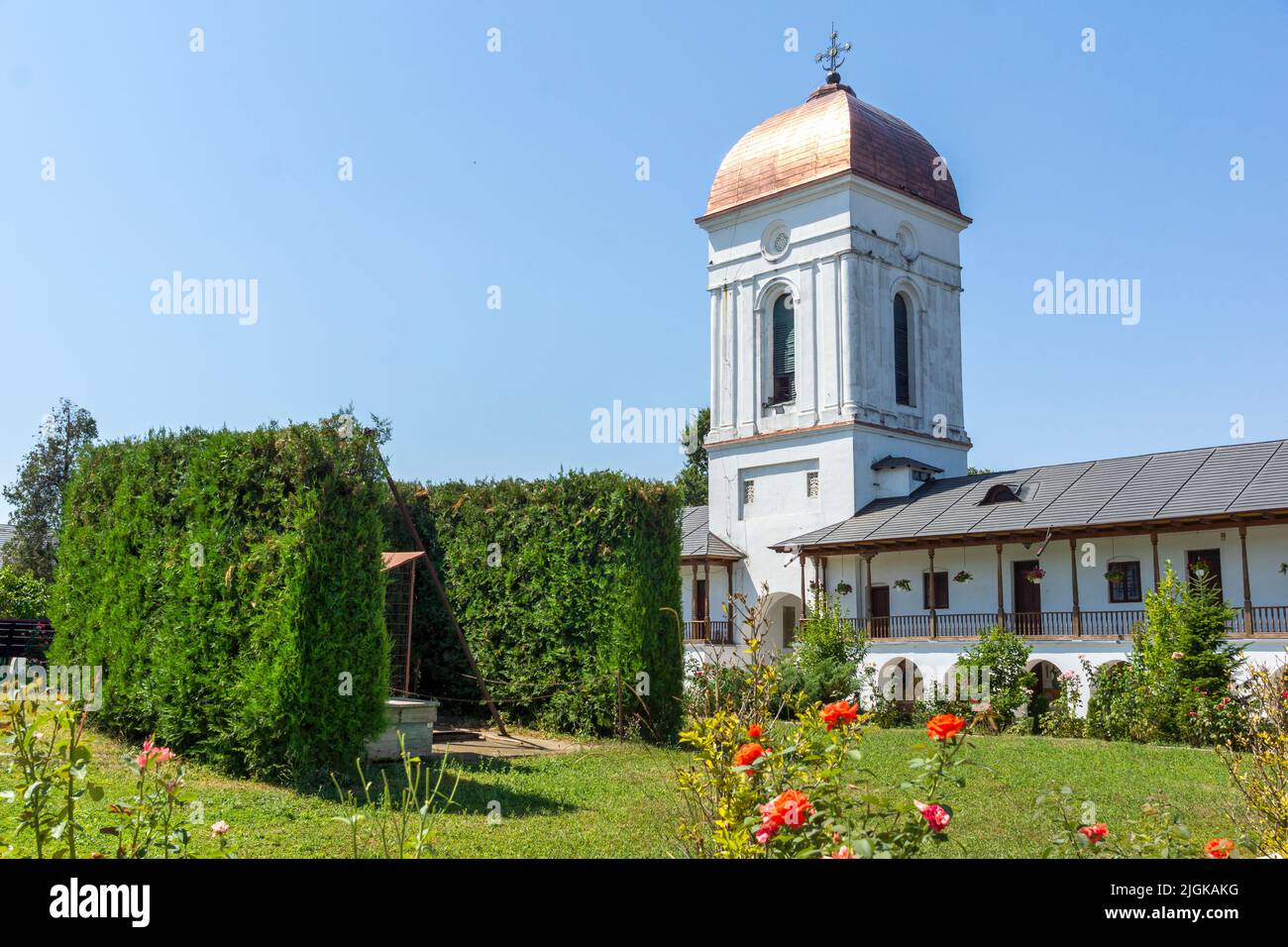 Orthodox Cernica Monastery near city of Bucharest, Romania Stock Photo ...