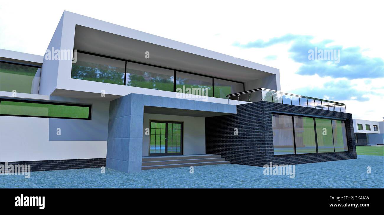 Rectangular Shaped Houses