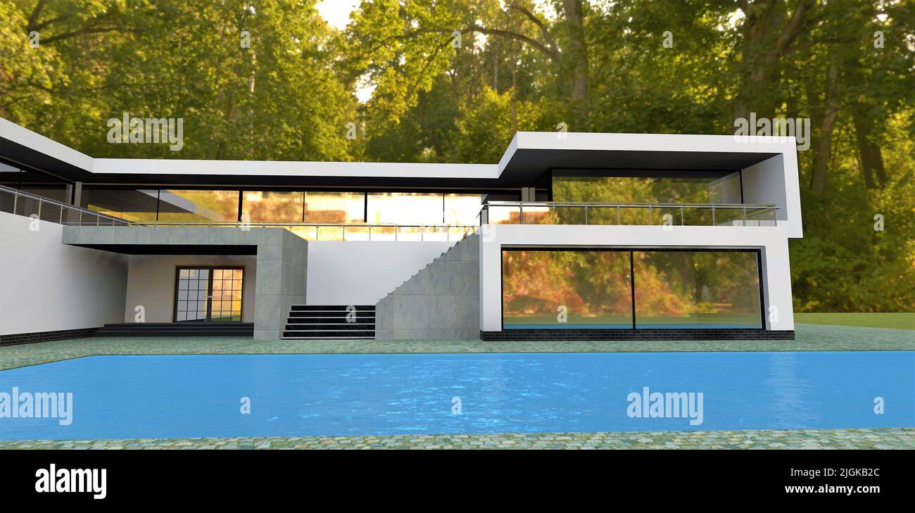 Hi Teck Modern Houses Water