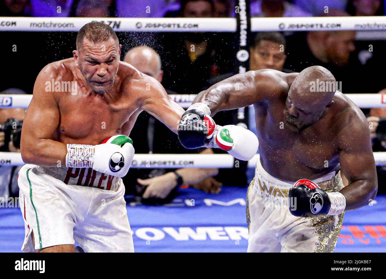 Derek Chisora (right) and Kubrat Pulev in the WBA International ...
