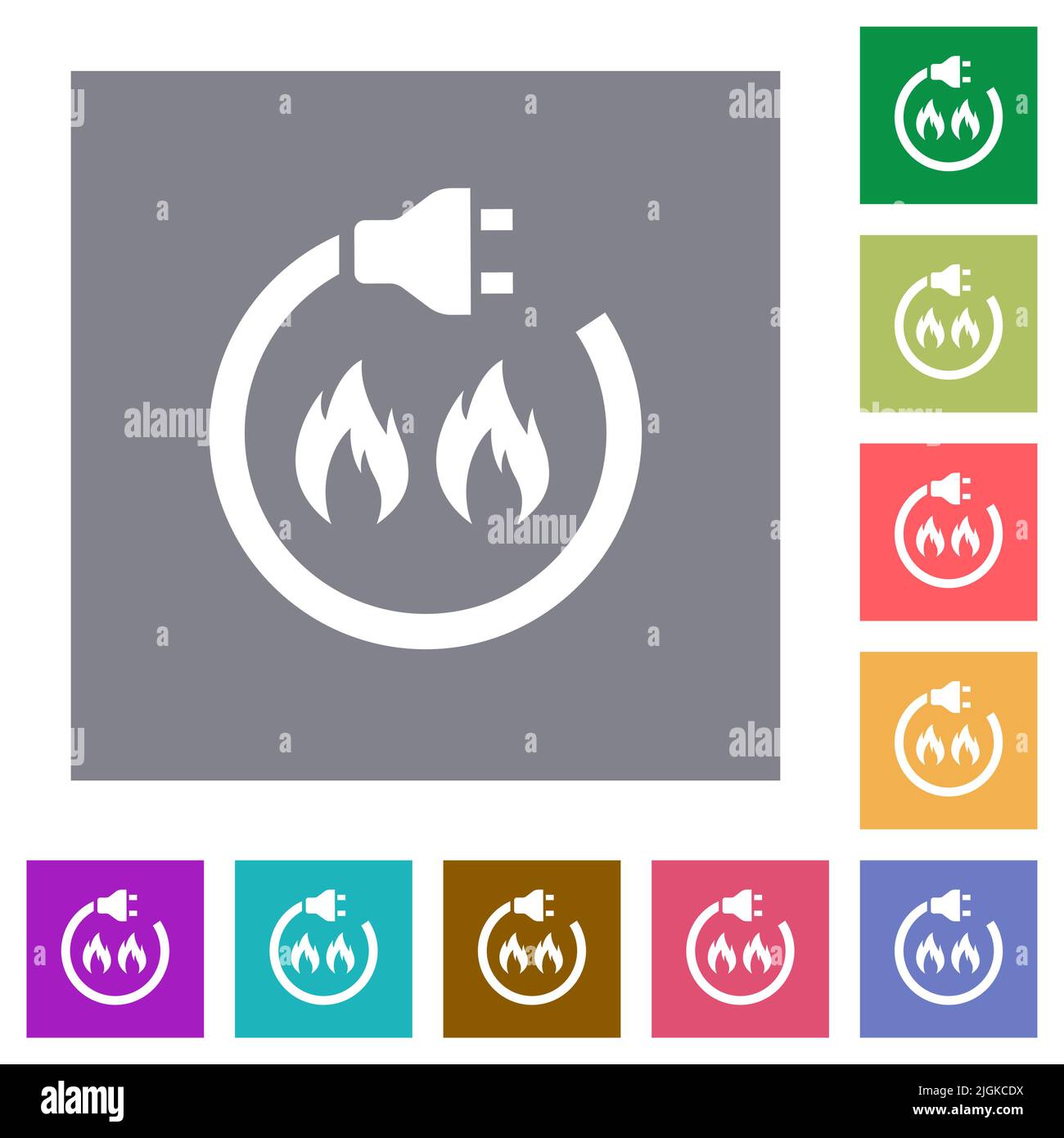 Electrical energy and district heating Stock Vector Images - Alamy