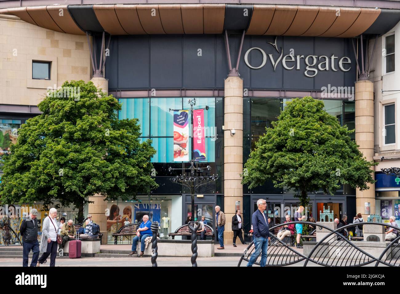 The Reform Street entrance to Overgate shopping centre, Dundee. Built ...