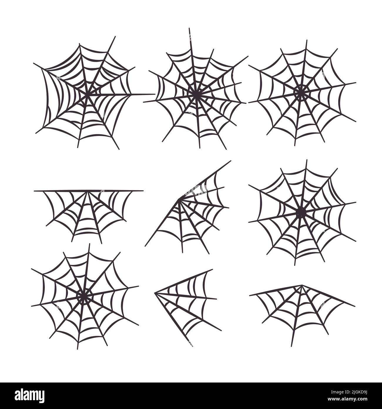 Spider web cobweb illustration for helloween decoration graphic in many ...