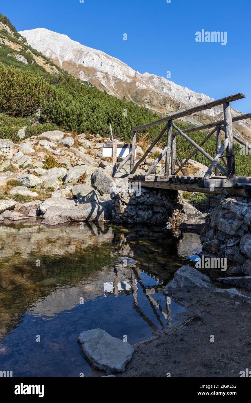 Amazing Autumn Landscape near Banderitsa River at Pirin Mountain ...