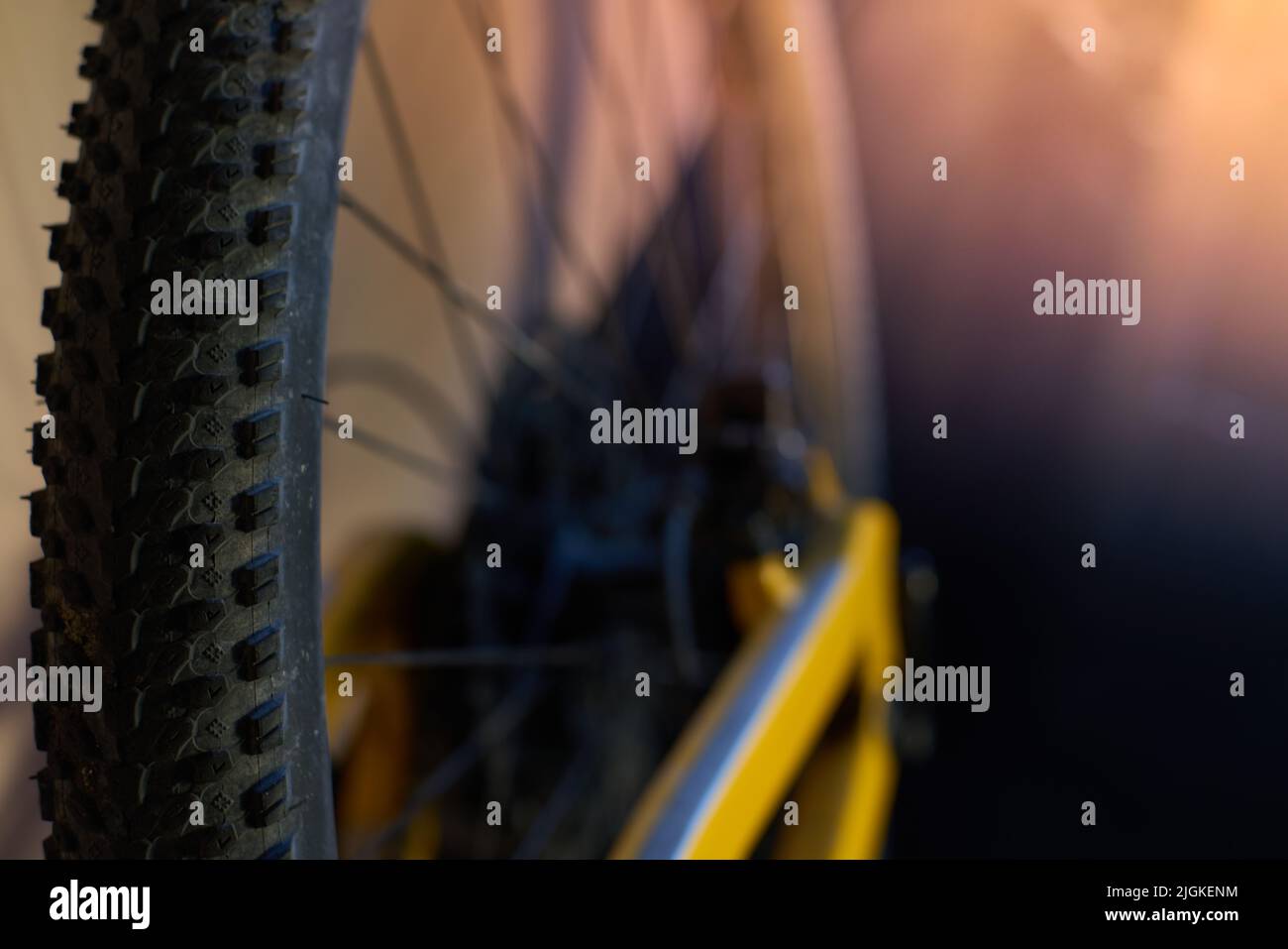 Stud wheel of a mountain bike. High quality photo Stock Photo - Alamy