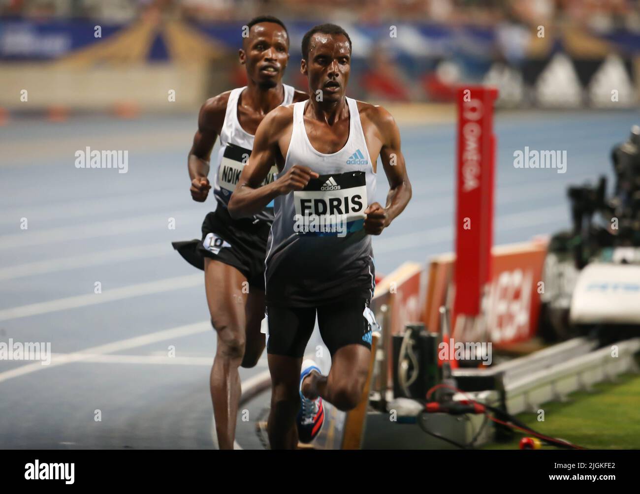 Muktar Edris of Ethiopia 5000 M Men during the Wanda Diamond League ...
