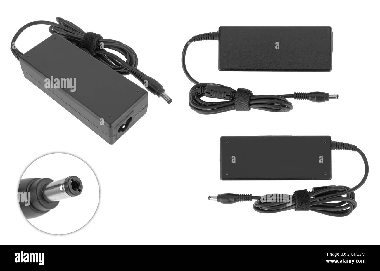 laptop power adapter, laptop accessory isolated on white background ...